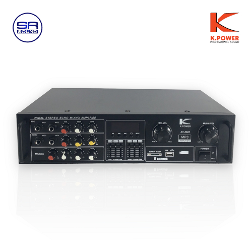 ฟรีค่าส่ง K.POWER AV-3022 แอมป์คาราโอเกะ AV 3022 AV3022 (สินค้าใหม่แกะกล่อง ศูนย์ไทย /ออกใบกำกับ ...
