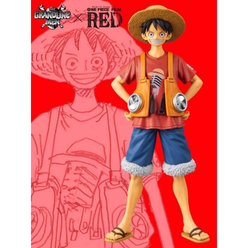 โมเดล One Piece Film RED *MONKEY.D.LUFFY* ของแท้ ล็อต JP. (แมวทอง ...