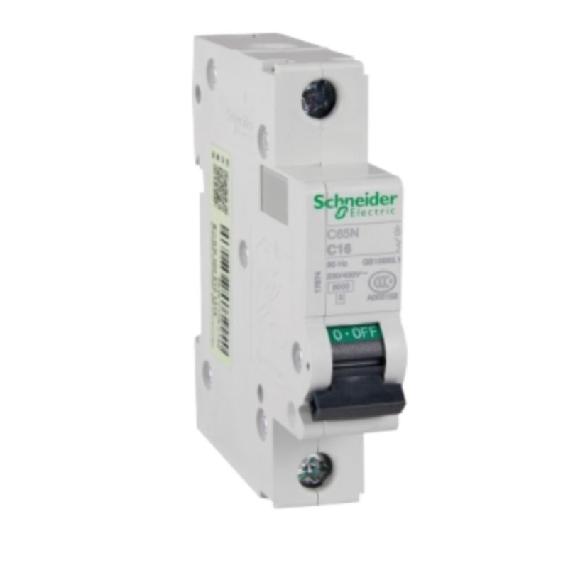 เบรคเกอร์ ชไนเดอร์ 1P/16A Schneider Electric China IC65N 1P C16A Vacuum Mini Circuit Breaker MCB ...