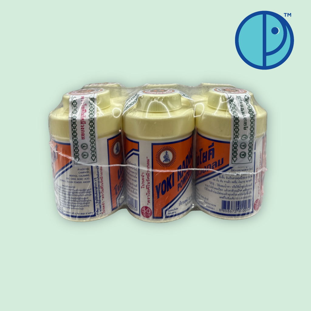 แป้งโยคีในรัศมีวงกลม YOKI RADIANT POWDER ขนาด 100 และ 60 กรัม แพคละ 6 กระปุก | Shopee Thailand