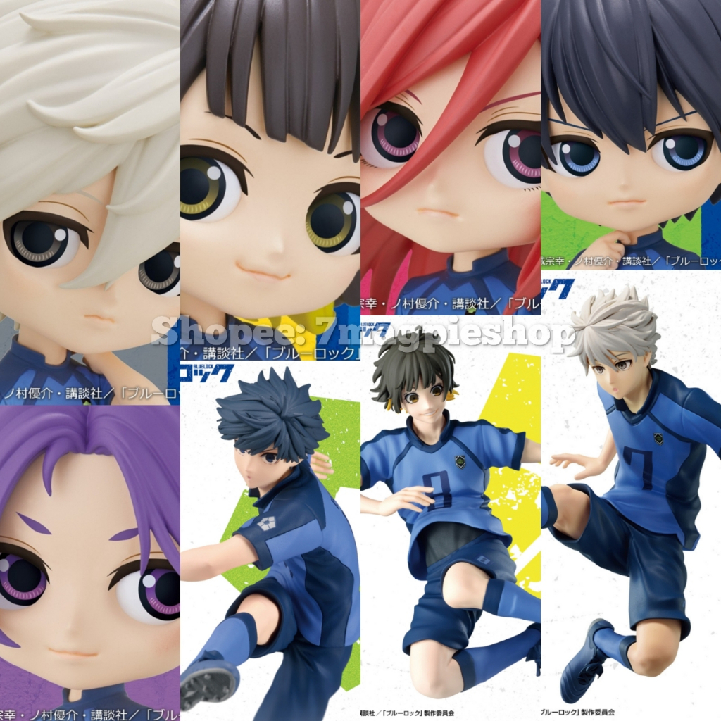 Lot JP🇯🇵 Qposket ของแท้ BLUE LOCK Rin Yoichi Isagi Meguru Bachira Reo ...