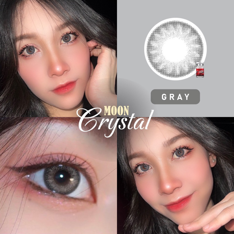 คอนเเทคเลนส์ Lovelylens Moon cystal gray | Shopee Thailand