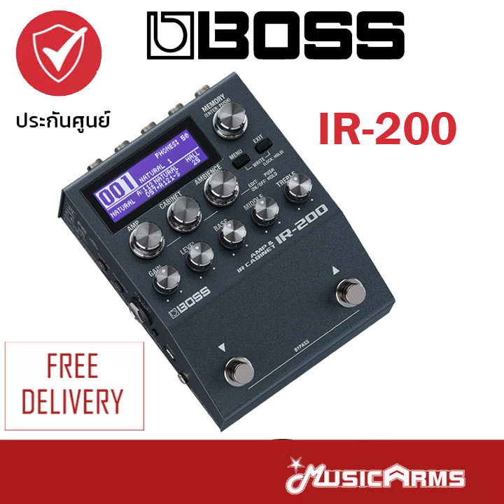 Boss IR-200 เอฟเฟค IR200 เอฟเฟคกีตาร์ รุ่น IR 200 Music Arms | Shopee ...