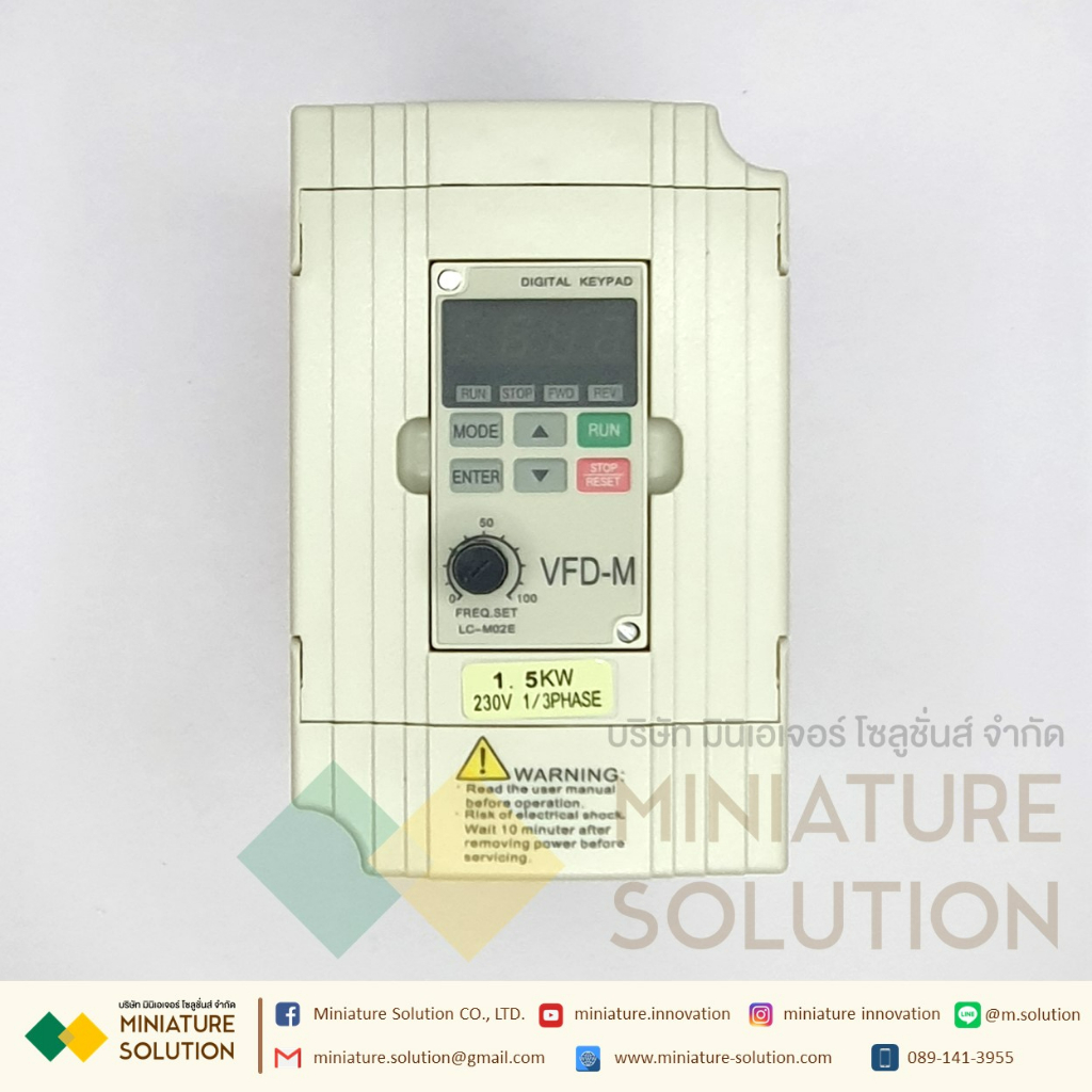 Delta Inverter VFD004M21A/VFD015M43B VFD-M Universal Inverter 220V ...