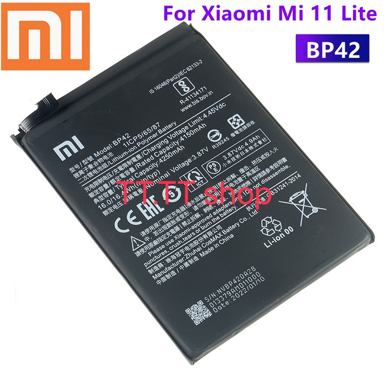 แบตเตอรี่ Xiaomi Mi 11 Lite BP42 4250mAhประกันนาน 3 เดือน | Shopee Thailand