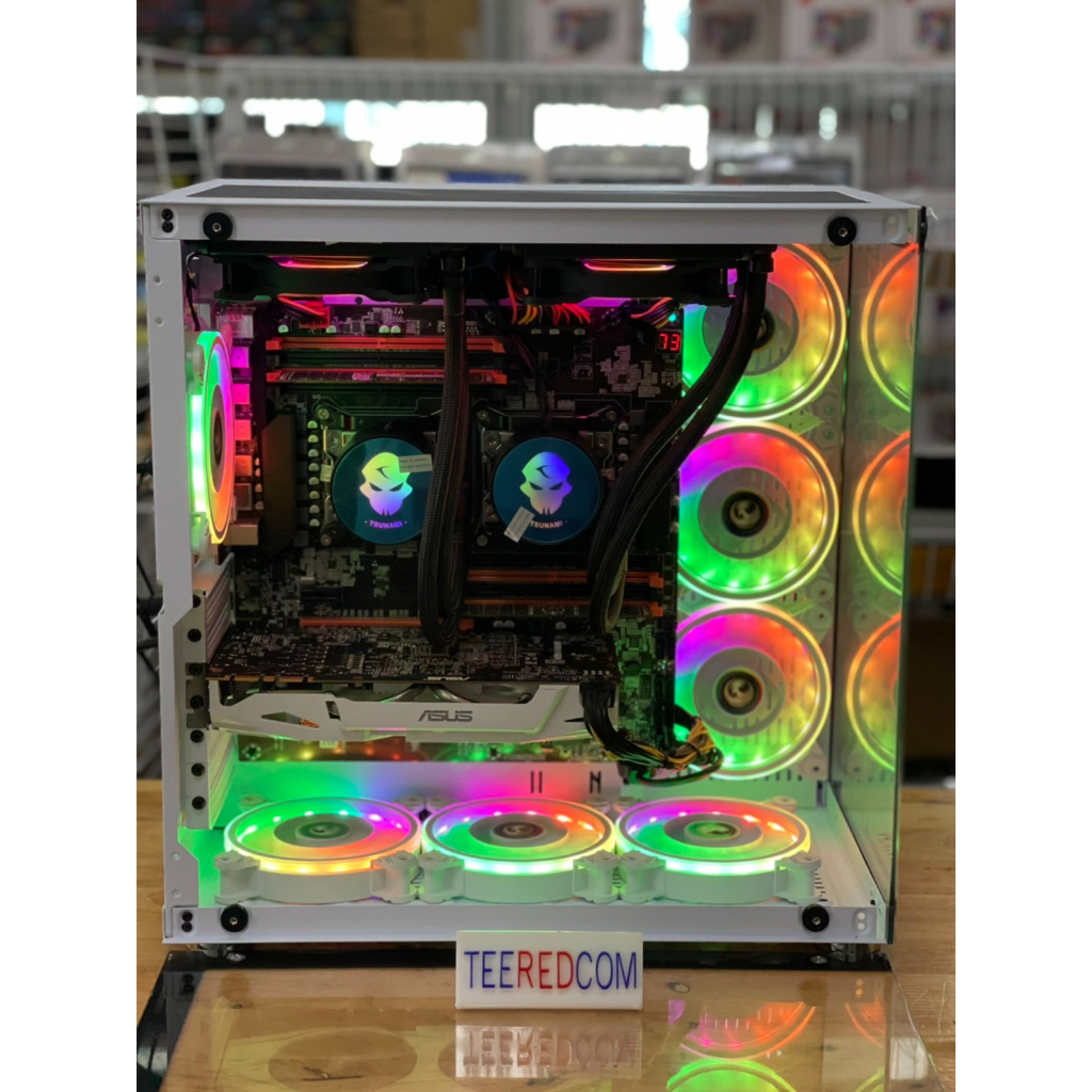คอมประกอบ ตัดต่อ ปล่อยบอท 2 CPU intel xeon E5 2680V4 X2 28c/56t /Ram ...