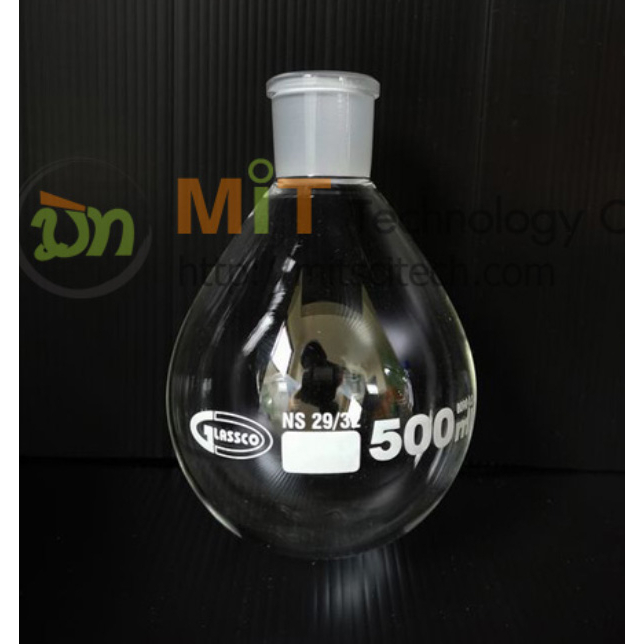069.202 Evaporating Flask NS29/32 / S24/40 100ML 250ML 500ML 1000ML ยี่ห้อ GLASSCO UK ขวดลูกแพร ...