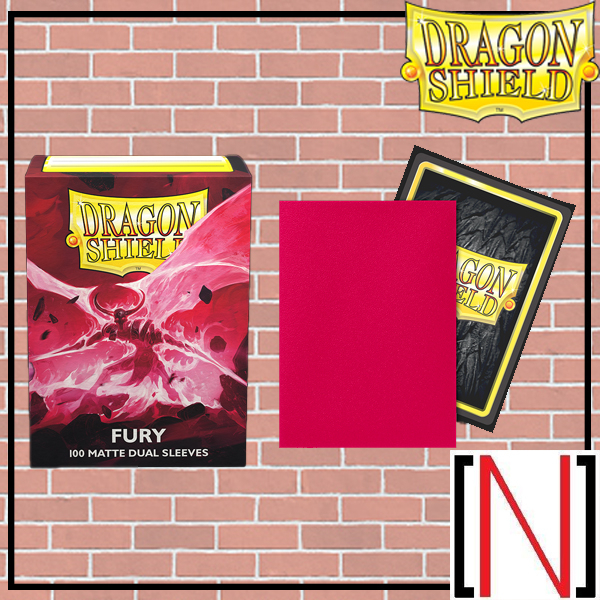[Sleeve][ซองใส่การ์ด] DragonShield - Matte Dual Fury 100ใบ [MTG ...