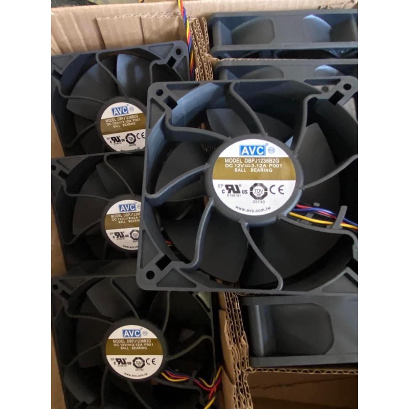 (สินค้าพร้อมส่ง) FAN Asic T2T AVC 3.12A หัว6pin Fan 12 CM | Shopee Thailand