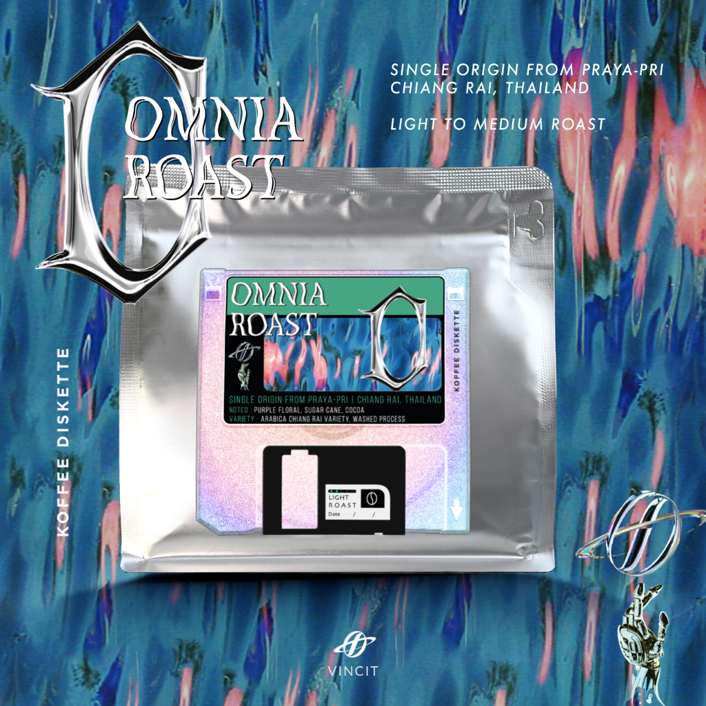 Omnia Roast เมล็ดกาแฟคั่วอ่อนค่อนกลาง Light to Medium Roast/ Series Coffee Diskette/ 250g, 500g ...
