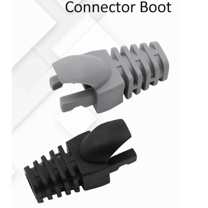 บูทครอบหัว rj45 บูทครอบหัวแลน cat6 locking plug boot ยางครอบหัวแลน ...