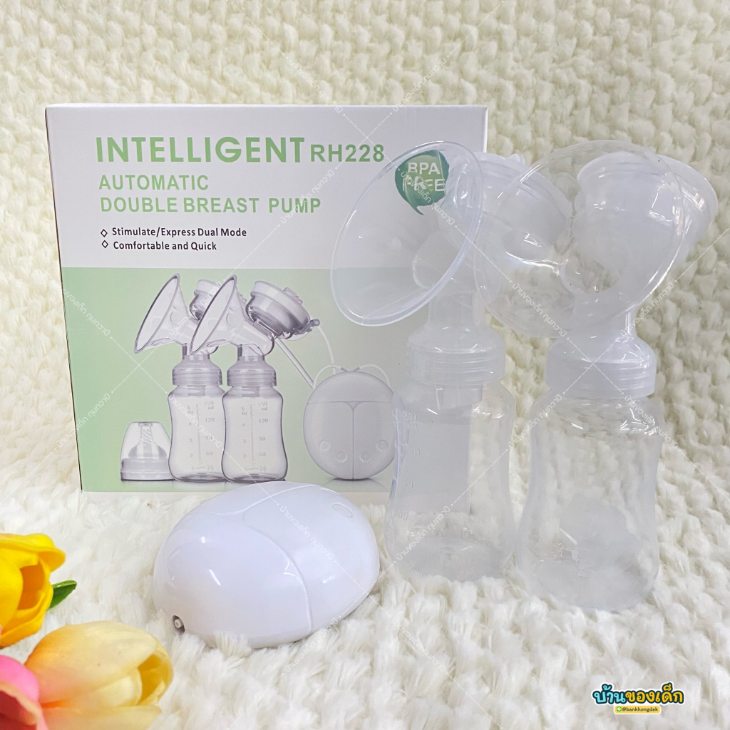 INTELLIGENT ปั๊มนมไฟฟ้า แบบปั๊มคู่ Electric breast pump รุ่น RH288 (สี ...