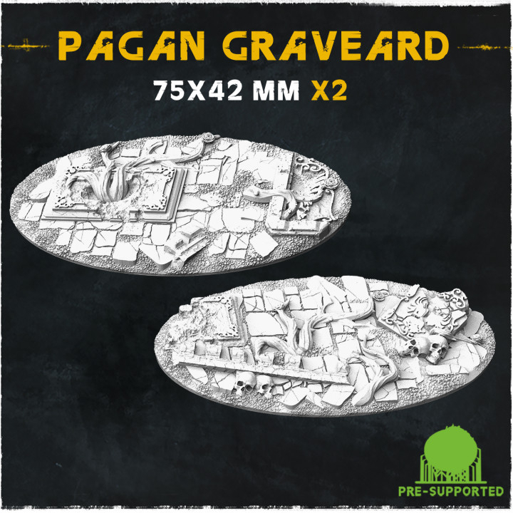 Pagan graveyard bases ฐานโมเดล warhammer 40k [Designed by Zabavka ...