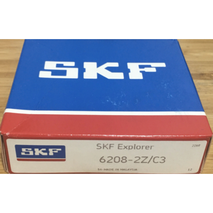 6208-2Z/C3 ( 40 x 80 x 18 mm.) SKF Ball bearing ฝาเหล็ก C3 | Shopee Thailand