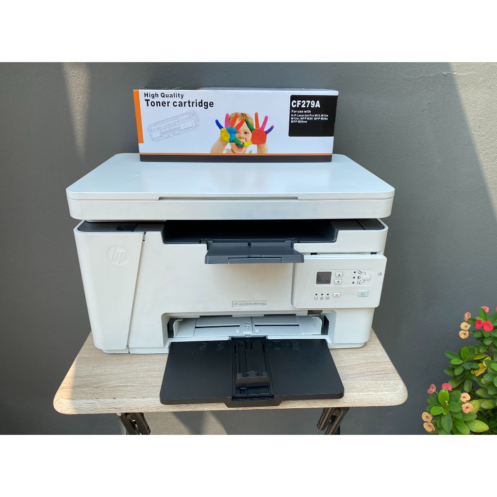 ปริ้นเตอร์มือสอง HP LASERJET PRO M26a + หมึก 279A หมึกใหม่ รับประกัน 3 ...