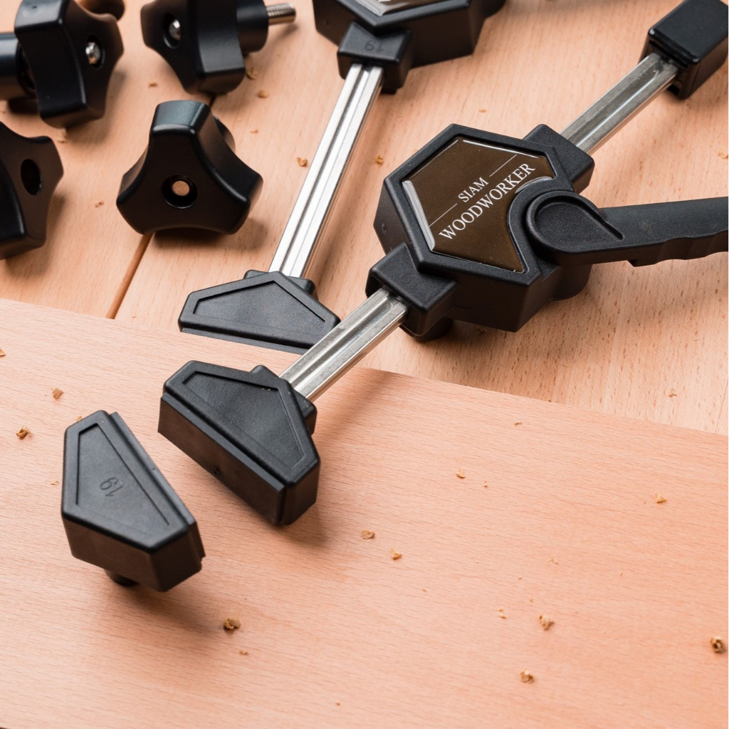 แคลมป์จับชิ้นงาน หน้าโต๊ะงานไม้ SWT Surface Clamps ปากกาจับชิ้นงาน ...