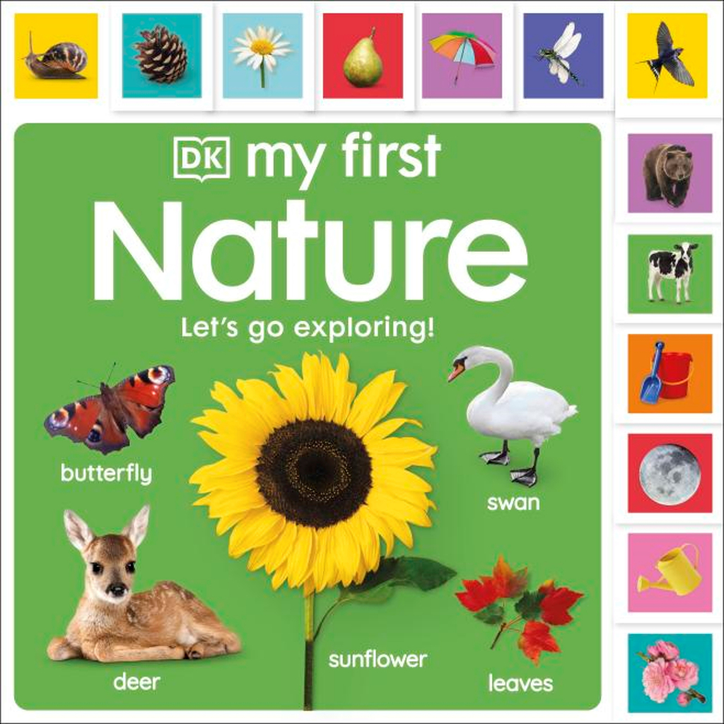 My First Nature: Let's Go Exploring! DK Tab Book หนังสือเด็ก คำศัพท์ ภาษาอังกฤษ บอร์ดบุ๊ค Board ...