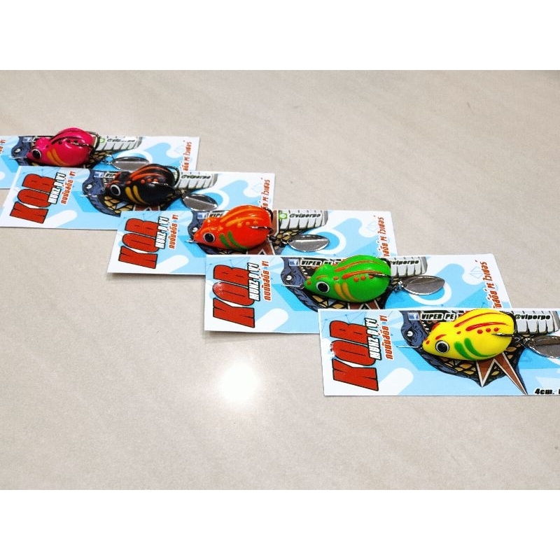 กบยาง กบมันส์ดีย์ V1 KOB MUNZ D V1 ขนาด 4 cm น้ำหนัก 7 กรัม ตัวเบ็ดSNS ...