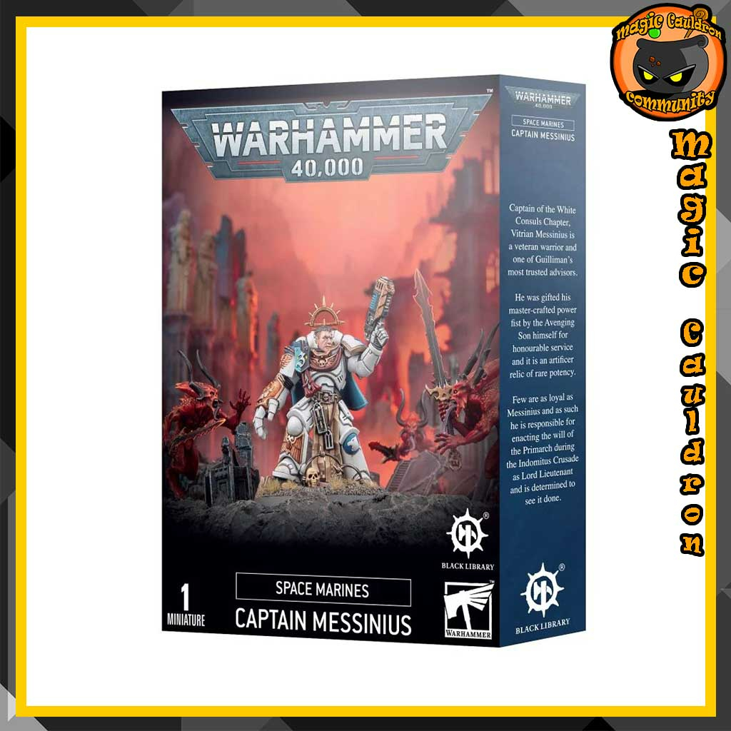 Space Marines White Consuls Captain Messinius Warhammer 40000 | Shopee ...