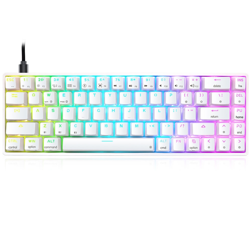 คีย์บอร์ดไร้สาย SKYLOONG GK68S Lite | Mechanical Keyboard 68Keys ...