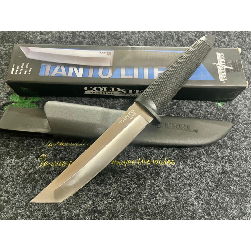 มีดCOLD STEEL TANTO LITE พร้อมปลอกสีดำ มีดพกปลายTANTO | Shopee Thailand