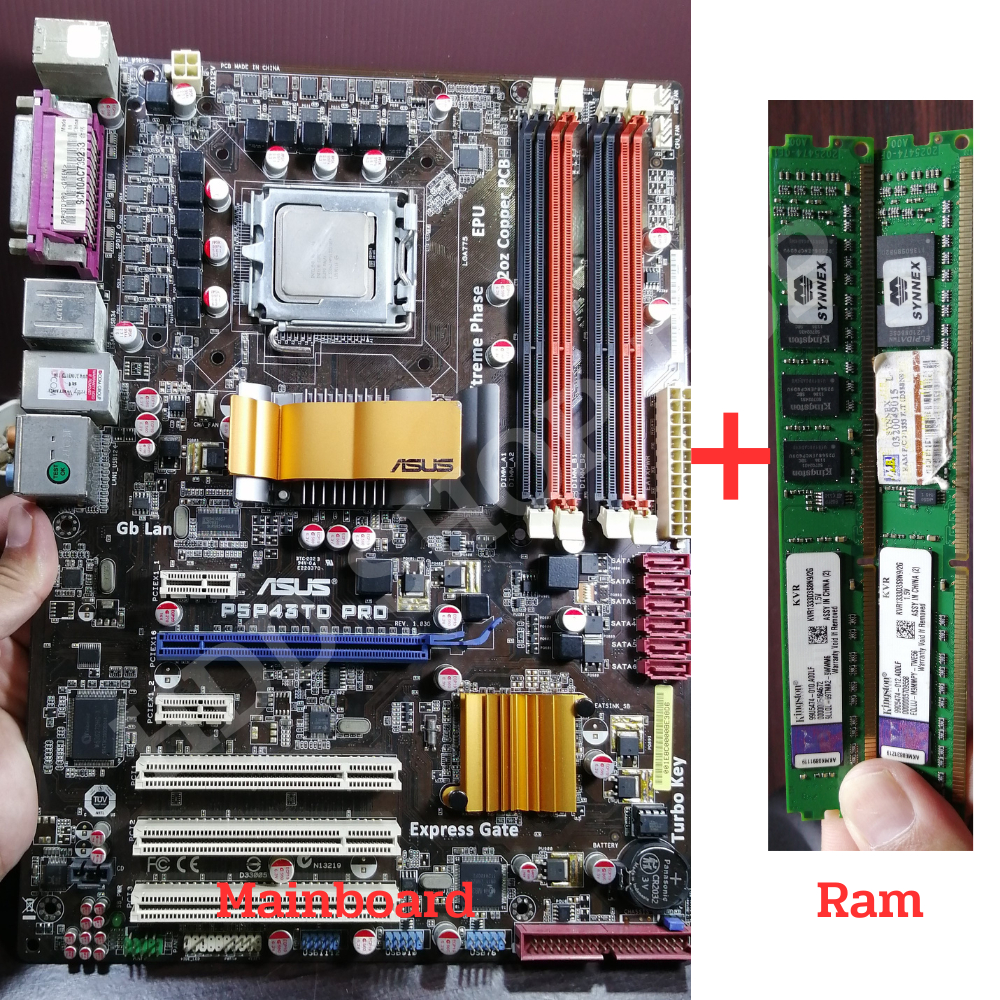 MB CPU RAM LGA 775 พร้อม Mainboard + CPU + Ram 8G ( มือสอง ) งบน้อย ใช้เรียนออนไลน์ได้ | Shopee ...