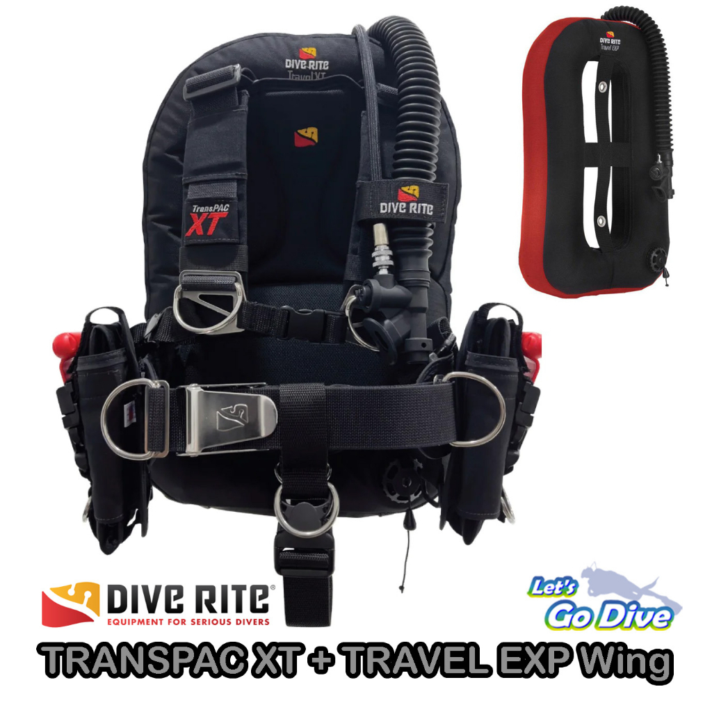 DIVE RITE - TRANSPAC XT + TRAVEL Wing Set [ 7DD12 ลด 2,000บ.] BCD ...
