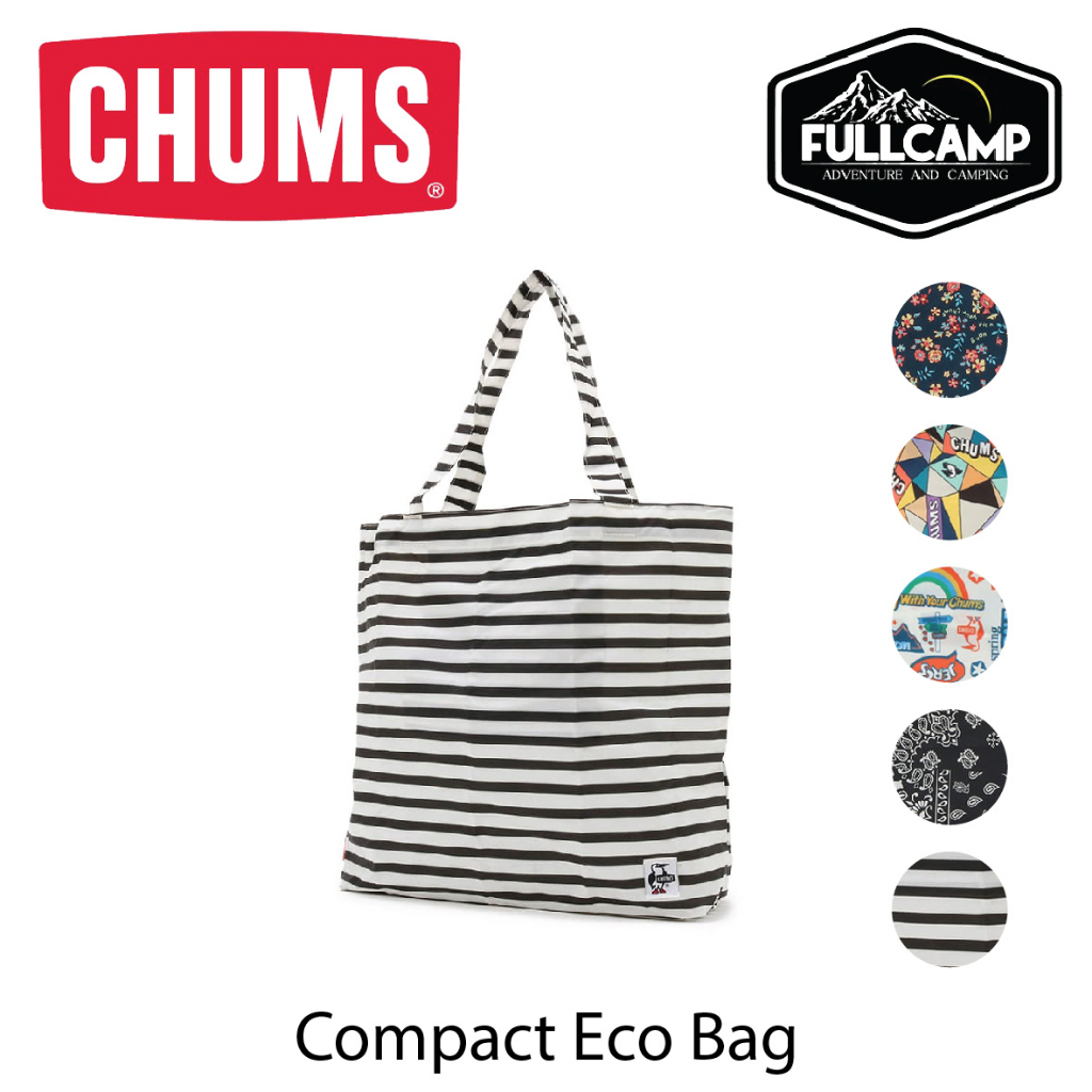 Chums Compact Eco Bag (กระเป๋าพกพาอเนกประสงค์ ขนาดเล็ก ) | Shopee Thailand