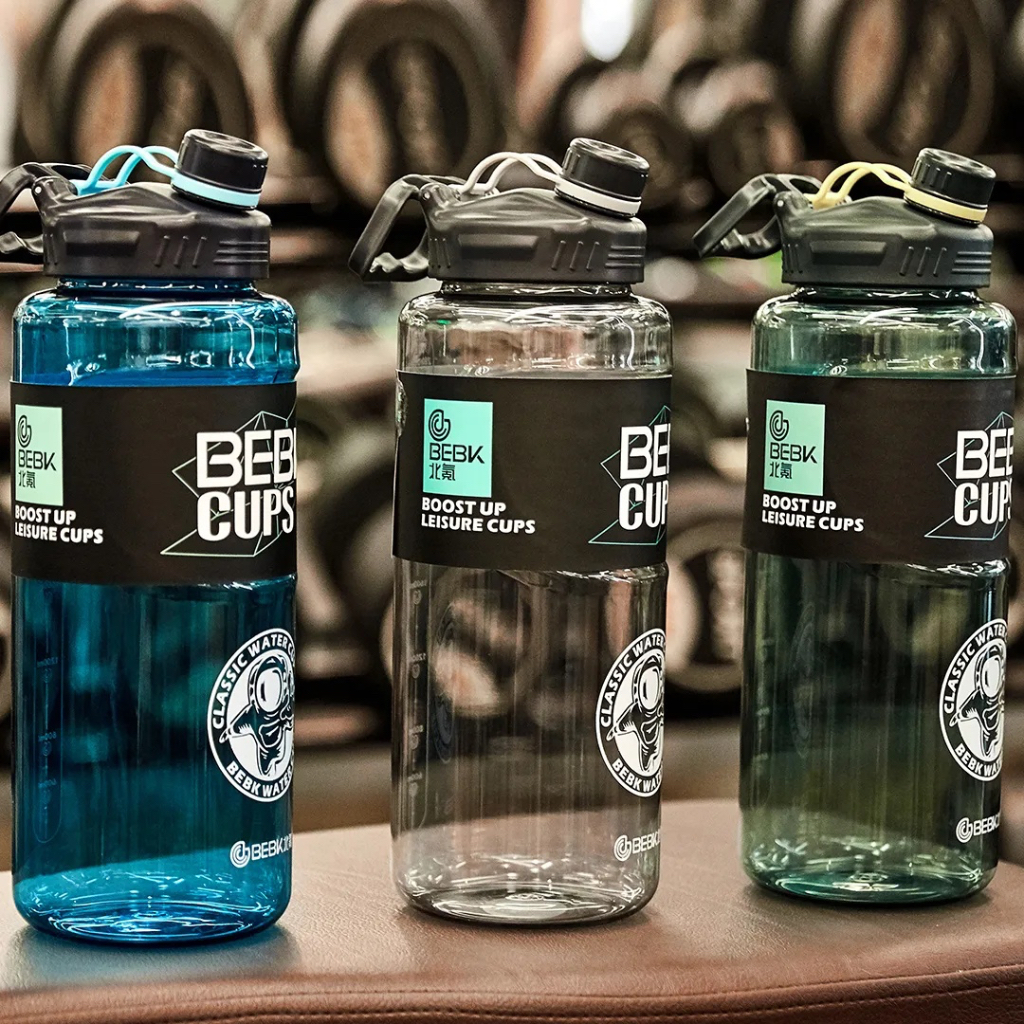 BEBK กระบอกน้ำ Outdoor ขนาดใหญ่ 3L, 2.3L,2L มีหลอดในตัว ใช้งานง่าย ...