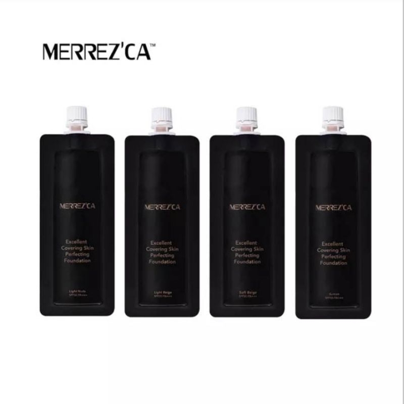 Merrez'ca Excellent Covering Skin Perfecting Foundation SPF50/PA+++(7ml ...