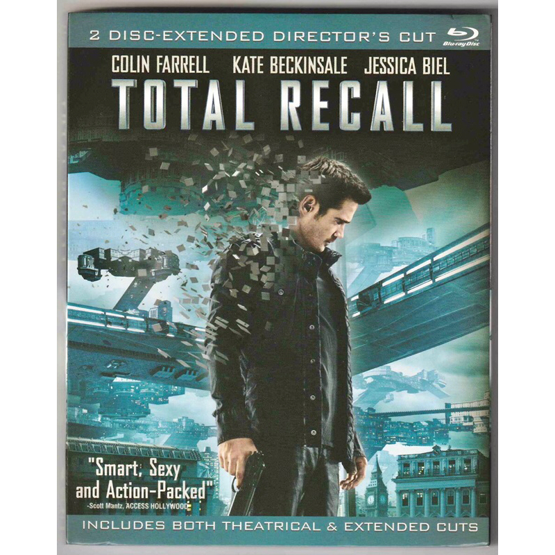 Blu Ray Total Recall: 2 Disc Extended Director’s Cut *มีพากษ์ไทย ...