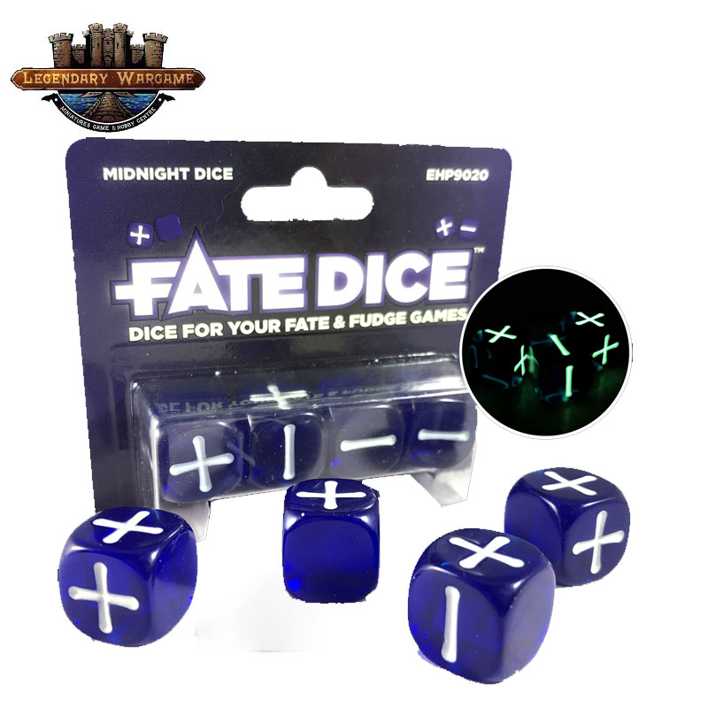 [พร้อมส่ง] FATE DICE (เซท 4 ลูก):MIDNIGHT DICE | Shopee Thailand