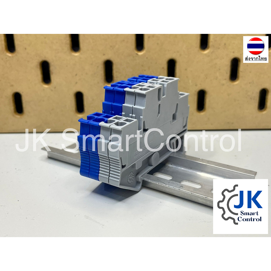 ST Double Layer Terminal Block : เทอร์มินอลสปริง 2 ชั้นรุ่น ST2.5-2L ...