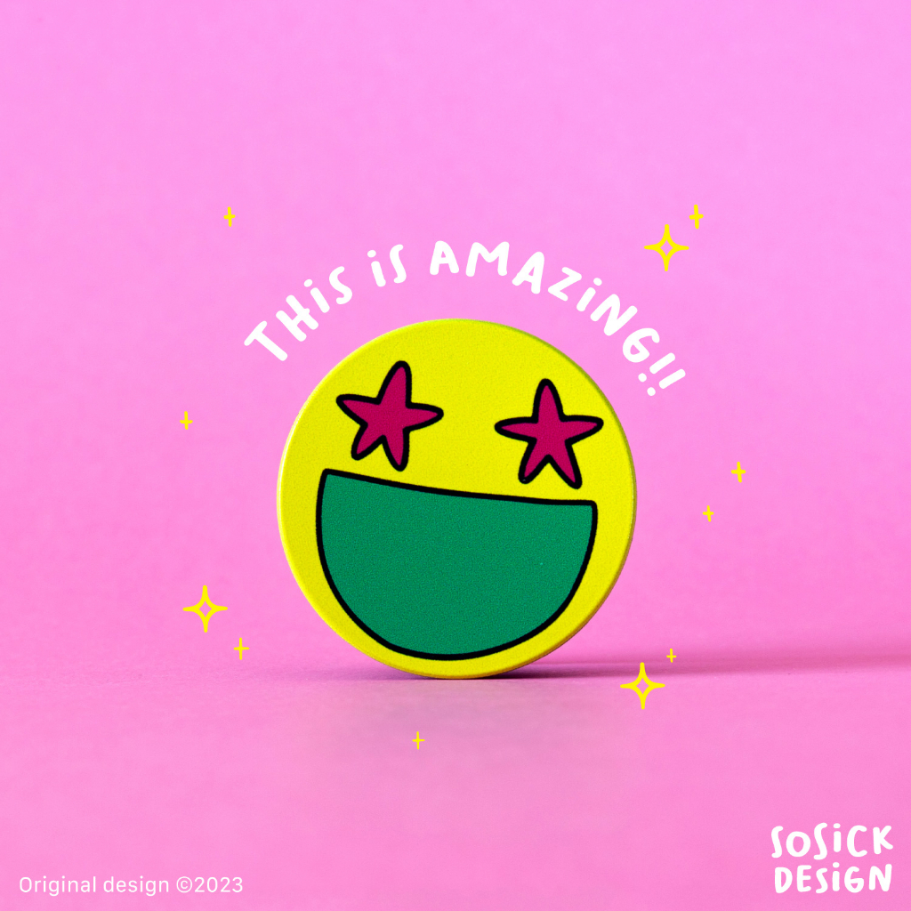 [พร้อมส่ง] SOSiCK - Griptok ที่ติดหลังโทรศัพท์มือถือ กริปต๊อก ขนาด 4 cm ...