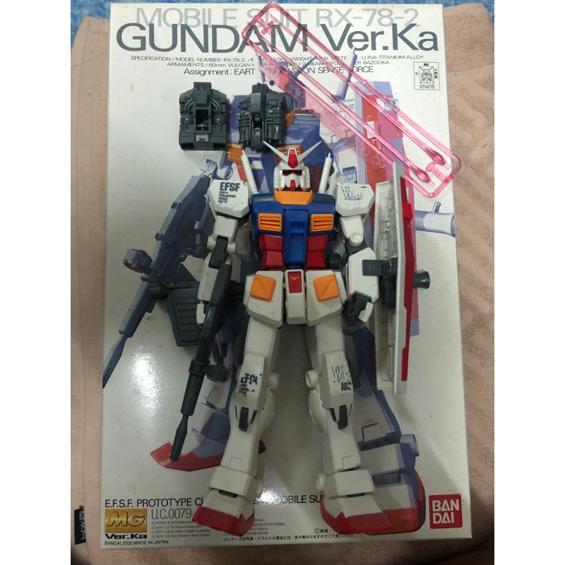 MG gundam RX-78-2 verka มือสองพร้อมกล่อง | Shopee Thailand