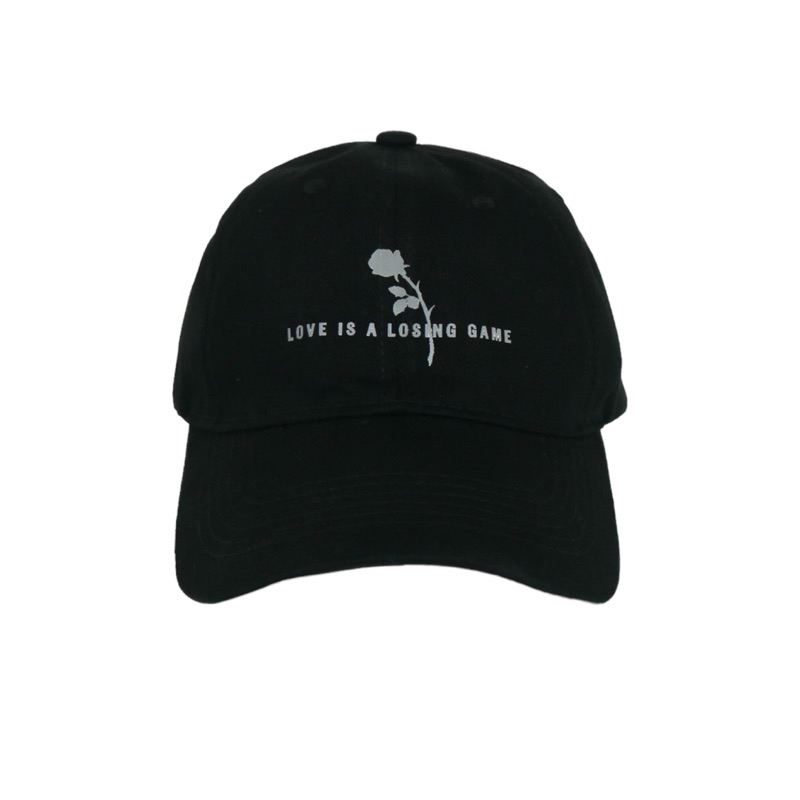 SK SNEAKER LOVE IS A LOSING GAME CAP - BLACK | Shopee Thailand