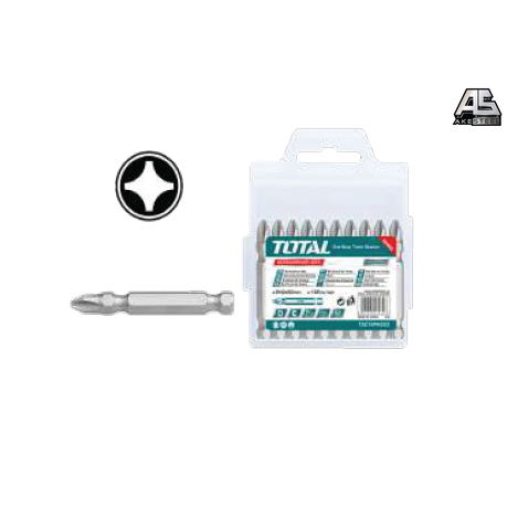 Total ดอกไขควงกลมปากแฉก PH2 รุ่น TAC16PH223 (ปลายแม่เหล็ก สีเงิน ...