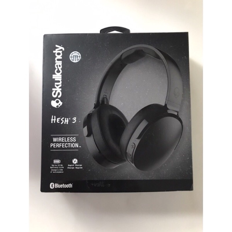 SKULLCANDY Hesh 3 (สีดำ) (แถมกระเป๋าเก็บ) หูฟังไร้สาย หูฟัง bluetooth ...