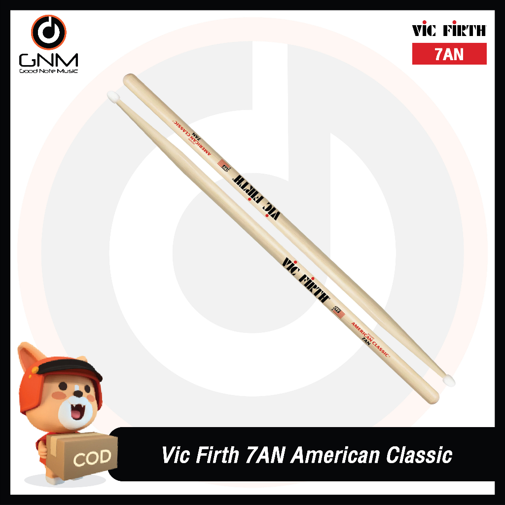 Vic Firth ไม้กลองรุ่น 7AN American Classic 7A Nylon | Shopee Thailand