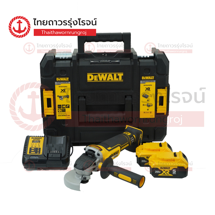 DEWALT DCG405 เครื่องเจียร์ไร้สาย 4นิ้ว 18v BLM รุ่น DCG405N-KR |ชิ้น ...