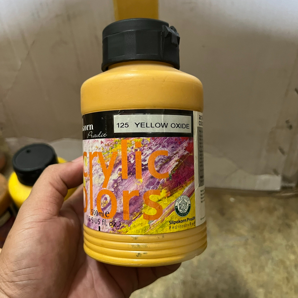 500ml สีอะคริลิคศิลปากรประดิษฐ์ Silpakorn Pradit | Shopee Thailand
