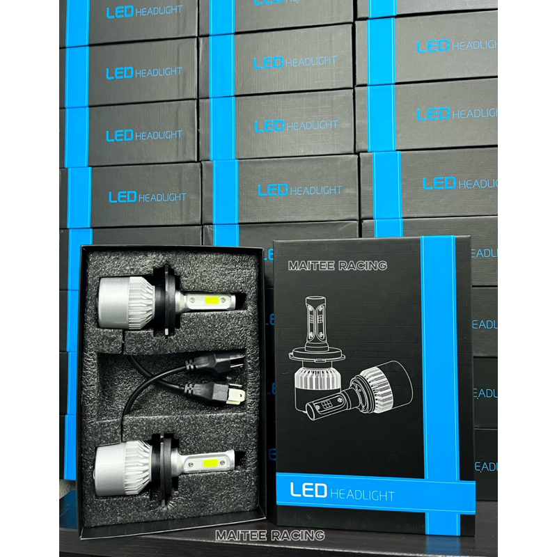 ( รุ่นใหม่ล่าสุด ) หลอดไฟหน้า LED S2 HEADLIGHTS ขั้ว H4/H7/H8/H9/H11 ...