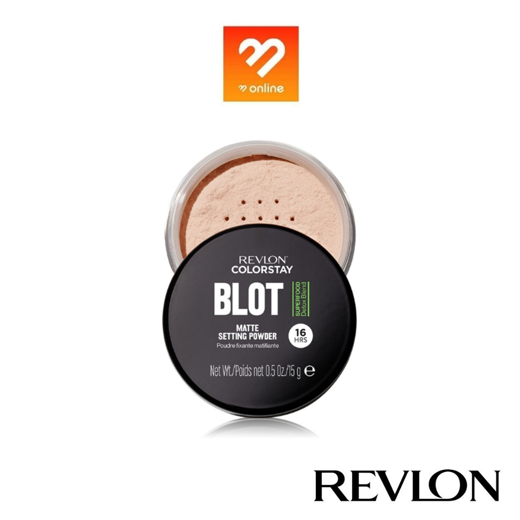 REVLON Colorstay Blot Matte Setting Powder 15g. แป้งฝุ่นเนื้อเนียน ...