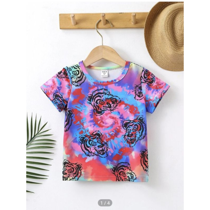 เสื้อยืดคอกลมเด็ก 4Y แบรนด์ SHEIN แท้ พร้อมส่งในไทย | Shopee Thailand