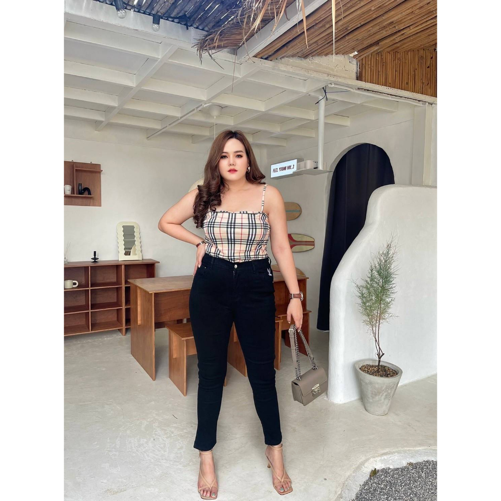 🔥Plussize🔥กางเกงยีนส์คนอ้วน🔥มีไซส์ 34-42 | Shopee Thailand