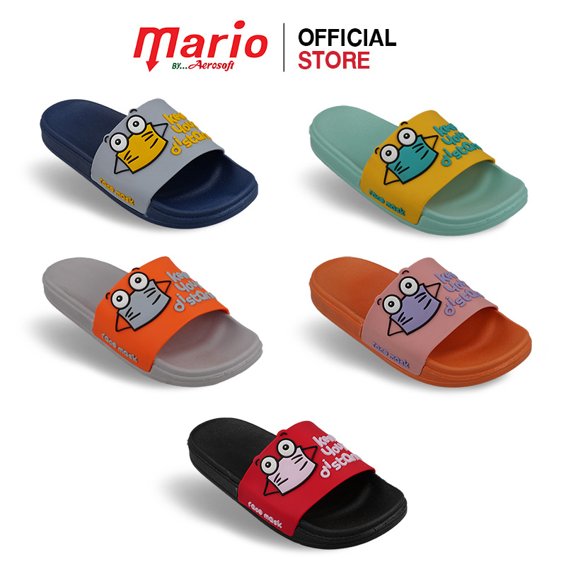 Mario by Aerosoft รองเท้าแตะหญิงรุ่น CW018 สีสันสดใส (คละสี/คละไซส์ ...