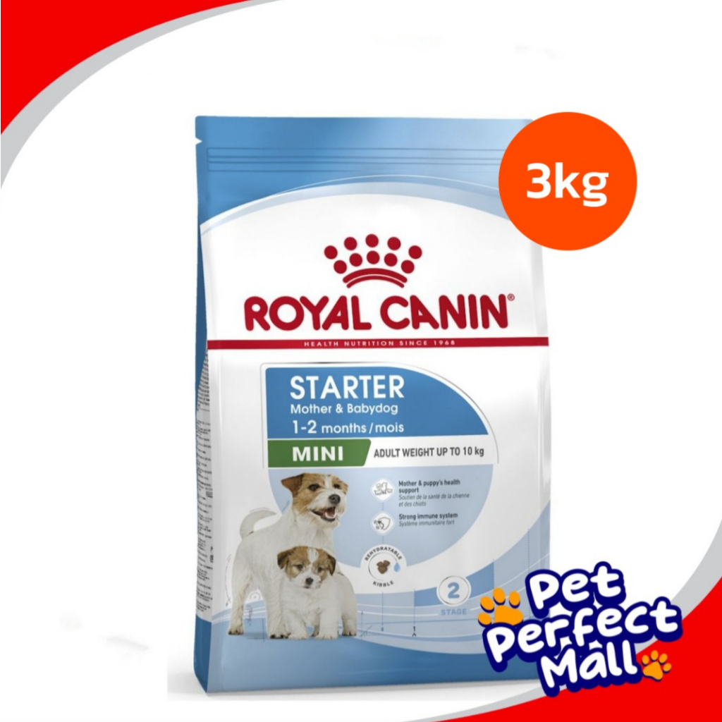 Royal Canin Mini Starter 3kg / Mini Puppy 4kg / Mini Adult 4kg โรยัลคาน ...