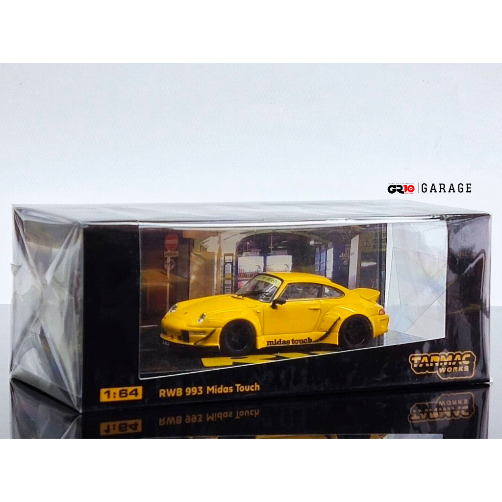 RWB 993 Midas Torch Bright Yellow USA Ducktail 1:64 (TARMAC WORKS ...
