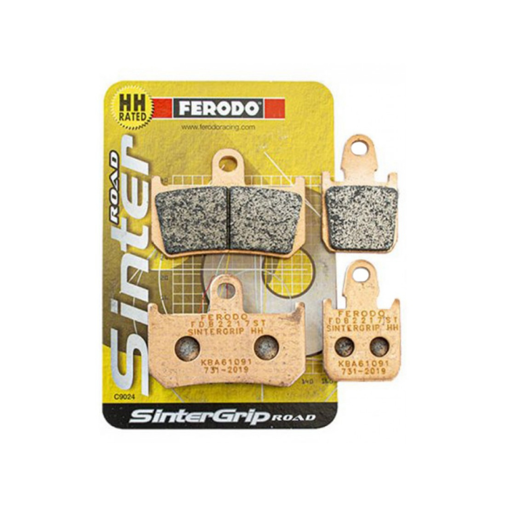 ผ้าเบรคหน้า YZF R1 2007-2014 เกรด Sinter FERODO Italy รหัส FDB2217ST ...