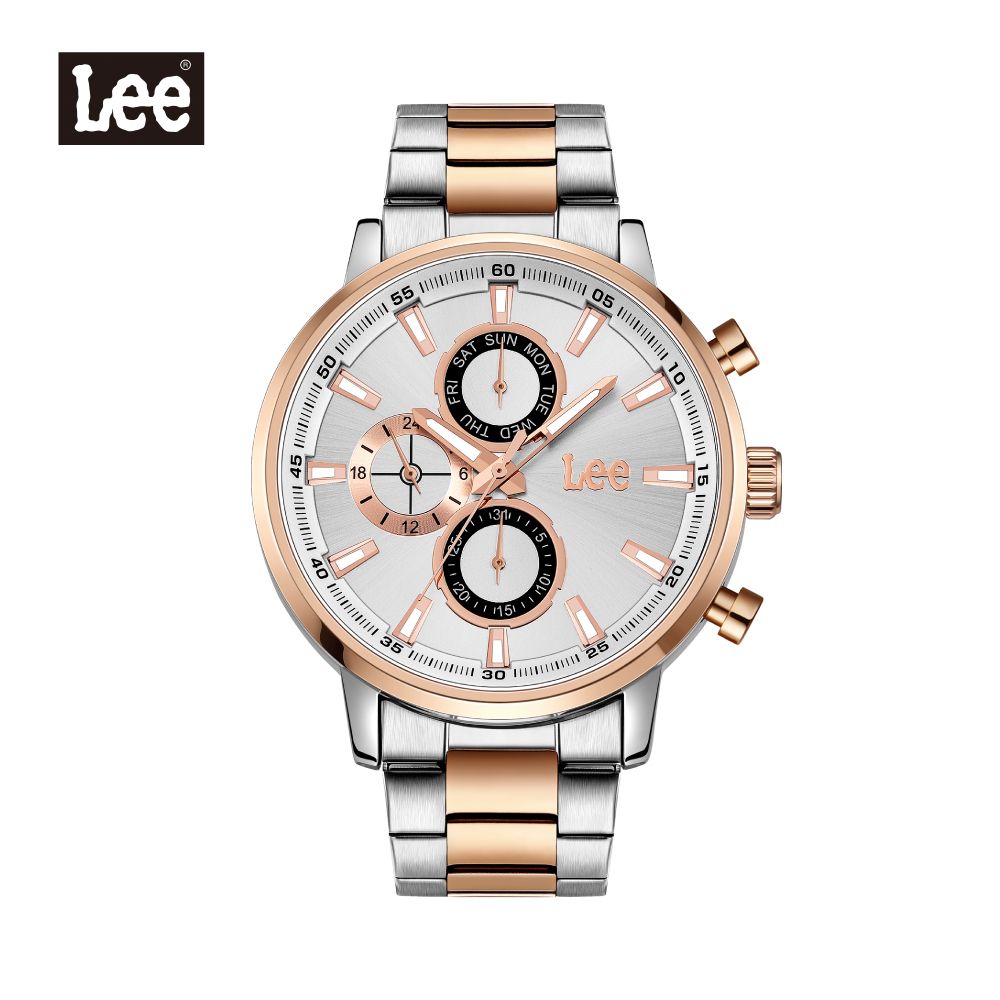 Lee นาฬิกาข้อมือ Metropolitan LEF-M125ARDR-7R แบรนด์แท้ USA สายสแตนเลส ...